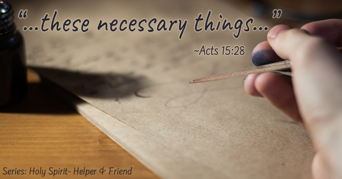 these necessary things..." - Living Grace Fellowship