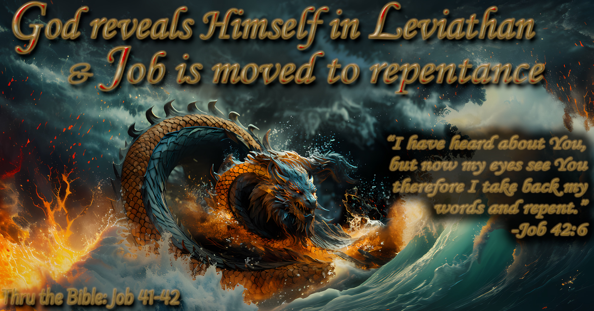 God reveals Himself in Leviathan & Job is moved to repentance - Living ...